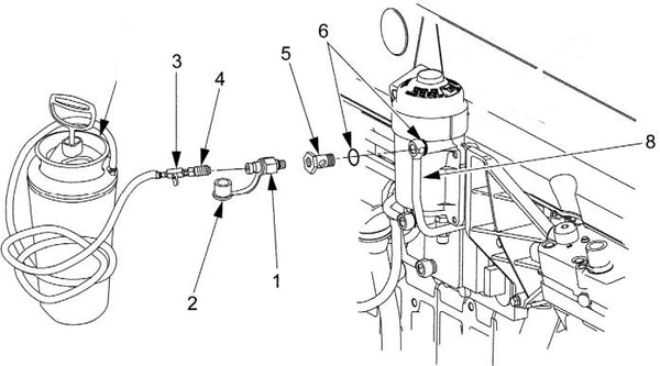 DETROIT DIESEL S60 MBE 900 MBE 4000 DD13 DD15 FUEL SYSTEM PRIMING PUMP ...