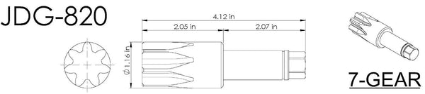 JOHN DEERE ENGINE TURNING TOOL ALTERNATIVE JDG820 | HGV TOOLS