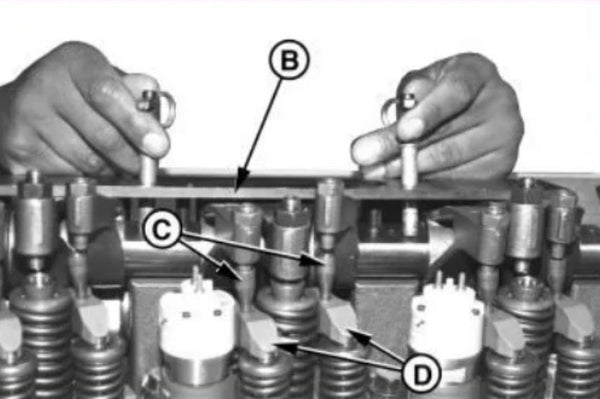 JOHN DEERE SERVICEGARD ROCKER ARM ASSEMBLY LIFTING FIXTURE ALTERNATIVE ...